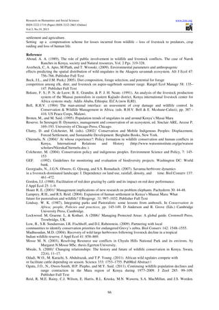 Human wildlife conflicts the case of livestock grazing inside tsavo ...