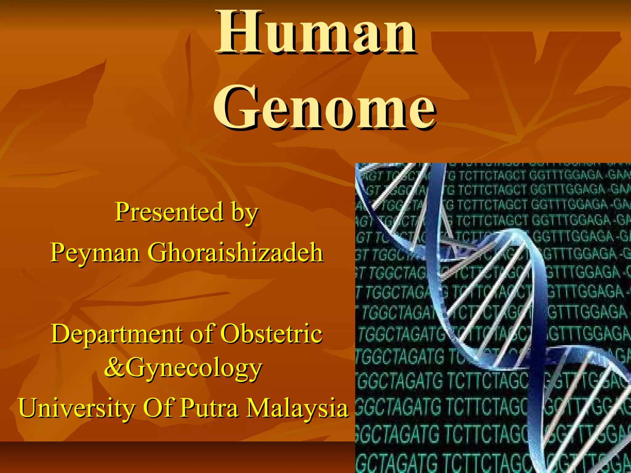 Human Genome Project | PPT
