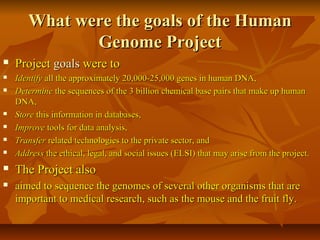 Human Genome Project | PPT