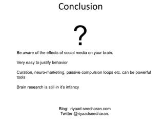 Human 3.0, Social Media on the Brain | PPTX