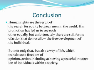 Human Rights | PPTX