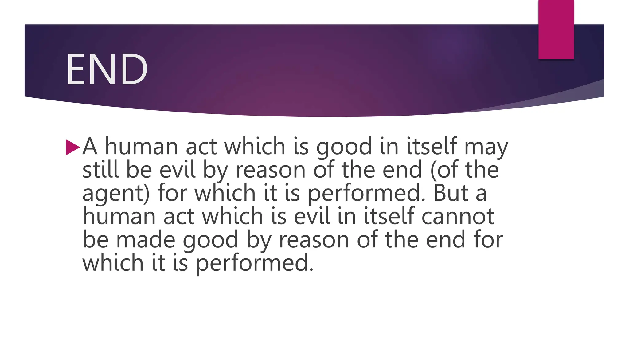 HUMAN ACT AS A GUIDE TO KNOW THE CULPABILITY OF THE HUMAN PERSON | PPT