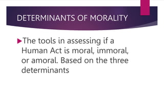 HUMAN ACT AS A GUIDE TO KNOW THE CULPABILITY OF THE HUMAN PERSON | PPT