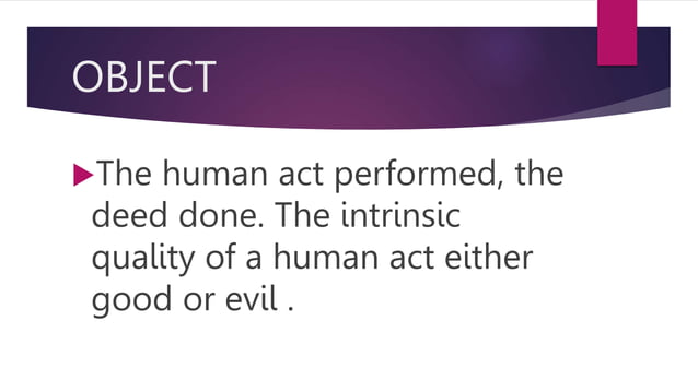 HUMAN ACT AS A GUIDE TO KNOW THE CULPABILITY OF THE HUMAN PERSON | PPT
