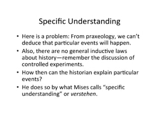 Human Action: Austrian Economics & Philosophy, Lecture 3 with David ...