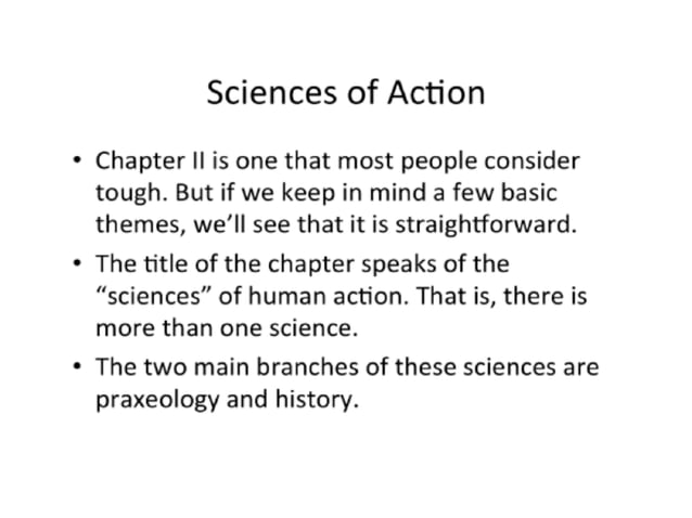 Human Action: Austrian Economics & Philosophy, Lecture 3 with David ...