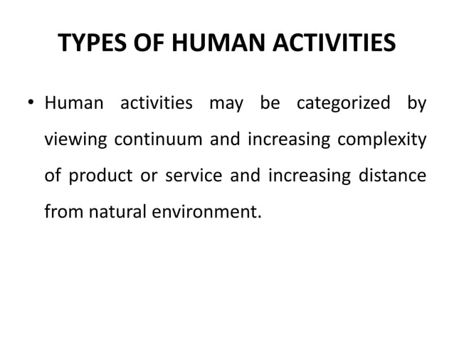 Human Activities and Settlement.pptx