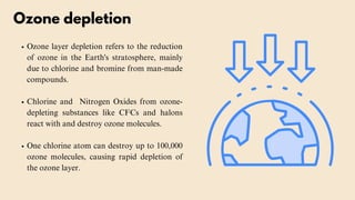 Ozone and its Depletion - Environmental Science | PPT