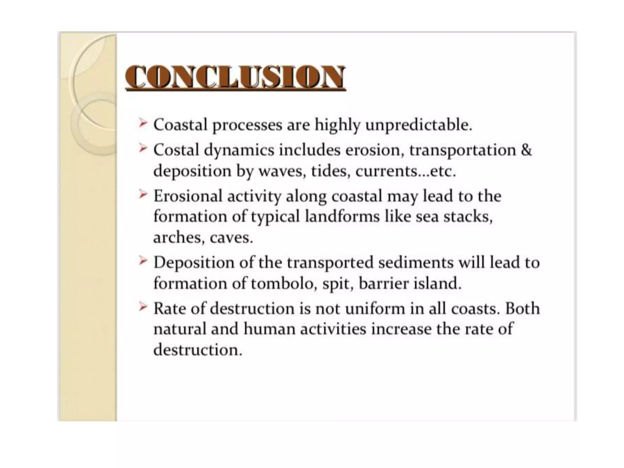 HUMAN ACTIVITY AND COASTAL EROSION – PRECEPTION of adjustment to ...