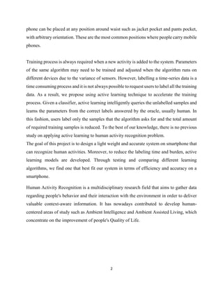 Human activity recognition | PDF