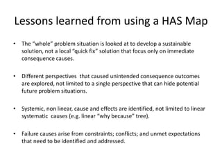 Developing a Human Activity System (HAS) Map | PDF