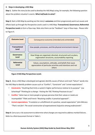 Guide to Human Activity System (HAS) Mapping | PDF | Geography | Science