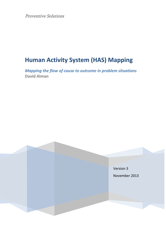 Human Activity System (HAS) Mapping | PDF