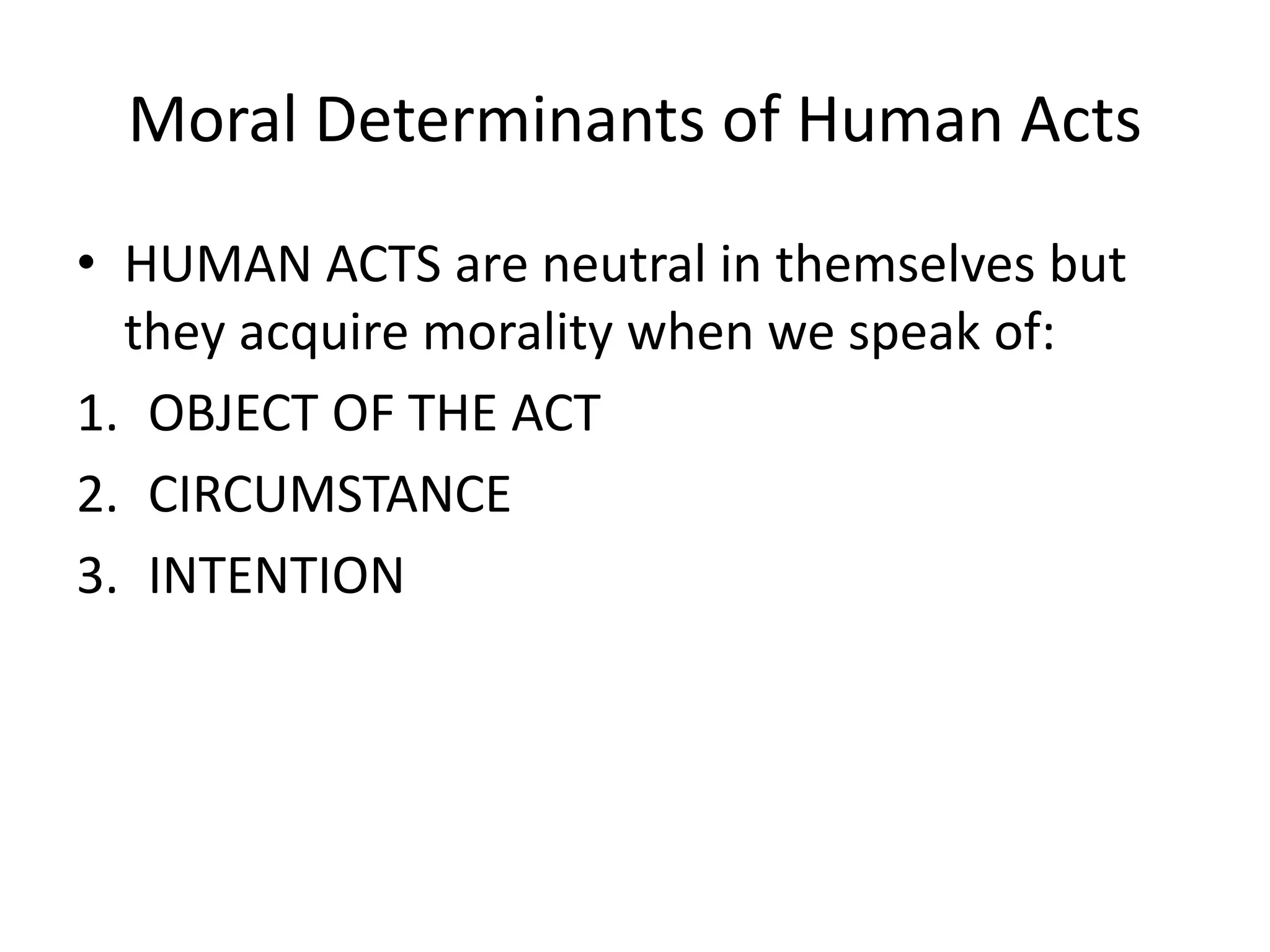 Human acts | PPTX