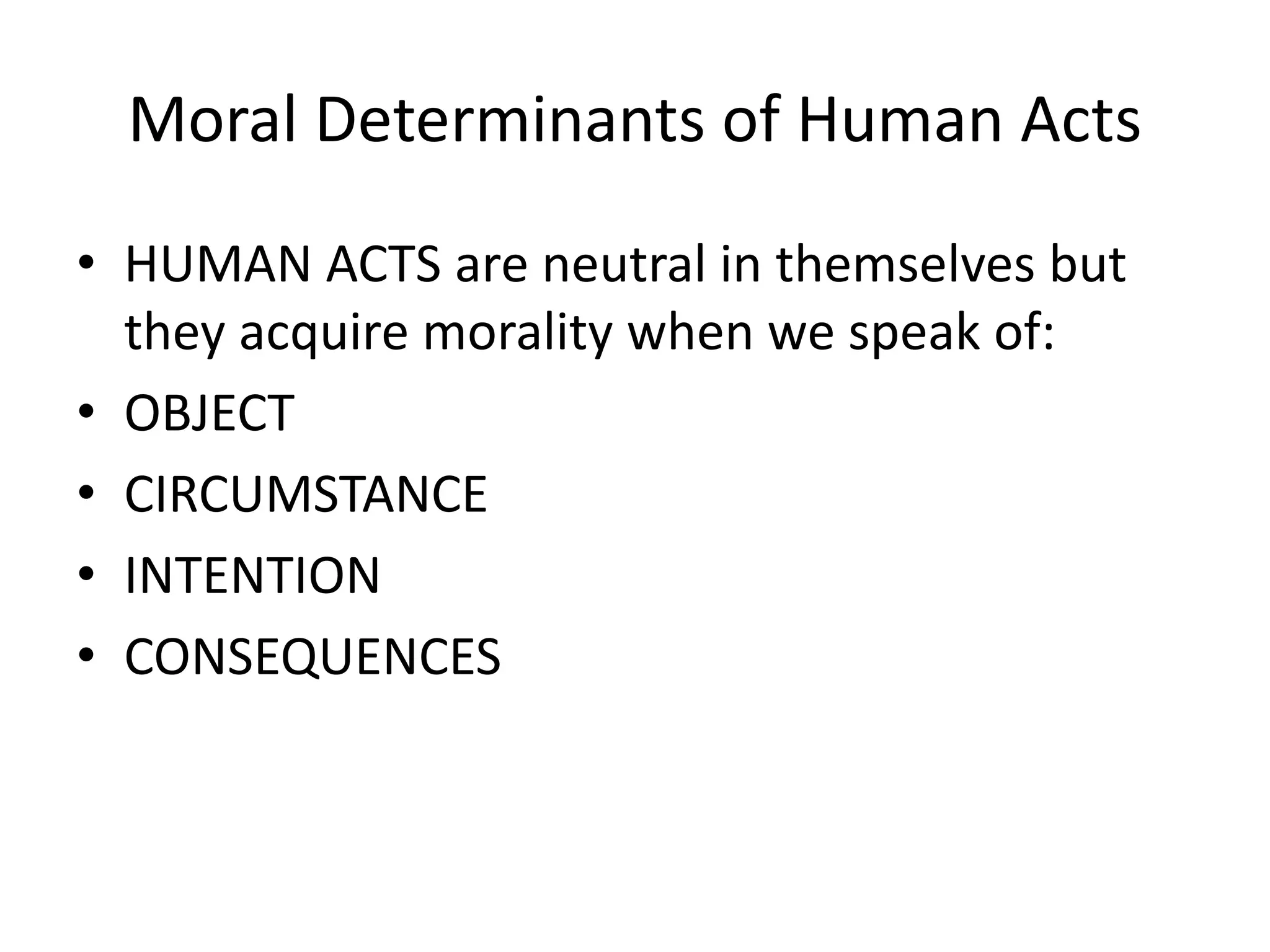 Human acts | PPTX