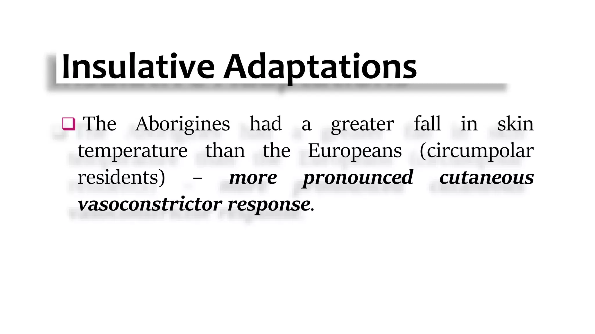 Human Adaptations to Environmental Changes | PPTX