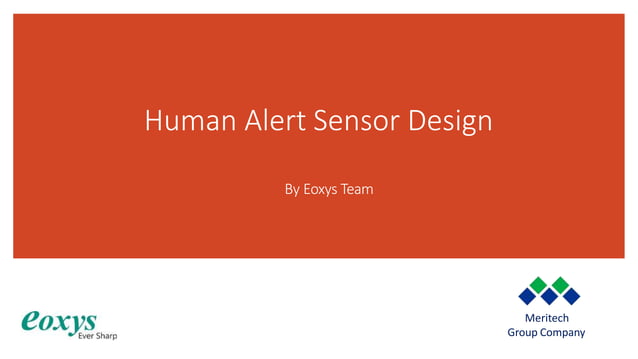Human Alert Sensor | PPT | Free Download