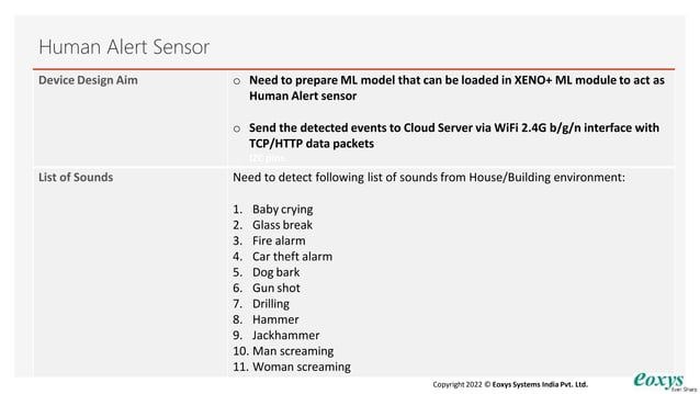Human Alert Sensor | PPTX