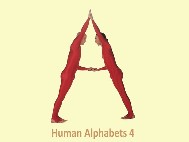 Human Alphabets 4 | PPS | Arts and Crafts | Hobbies & Interests