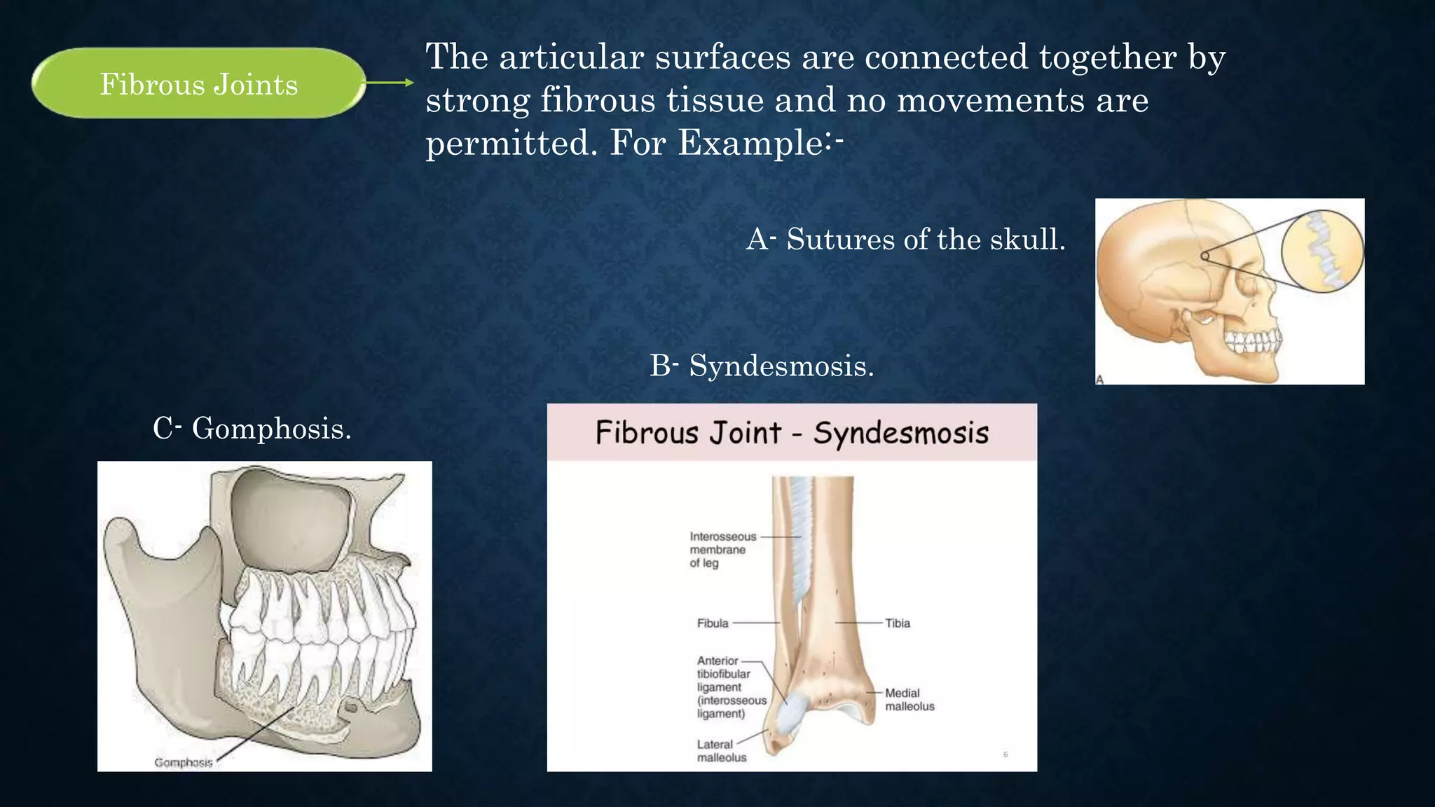 Human anatomy (Classification Of Joints) | PPTX