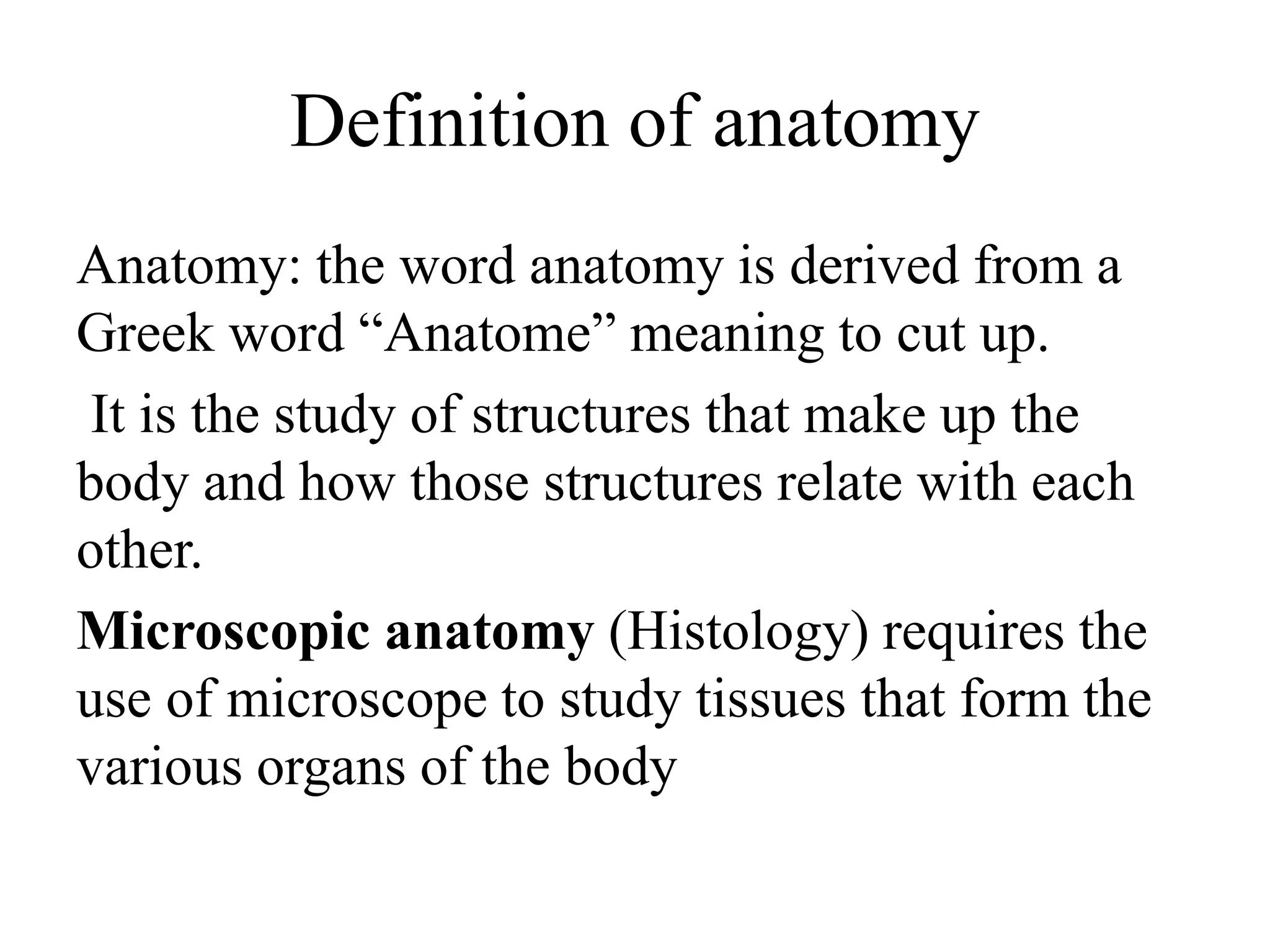 BASIC HUMAN ANATOMY AND PHYSIOLOGYIN BIOLOGY | PPTX