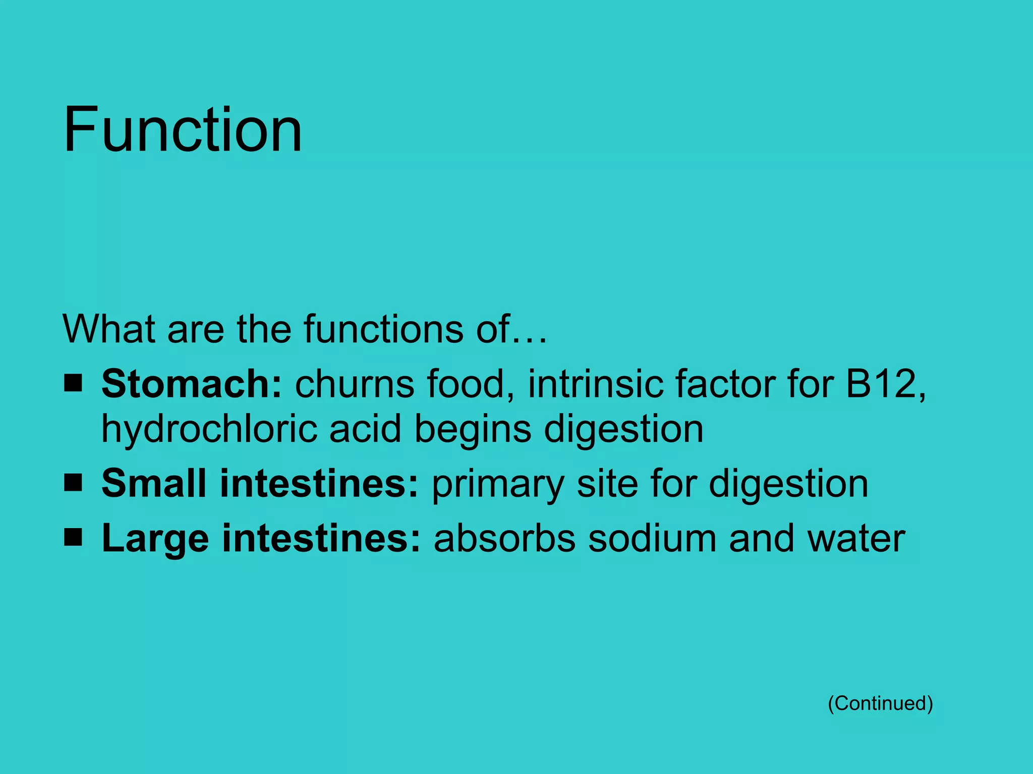 Human anatomy and physiology parts 2 | PDF