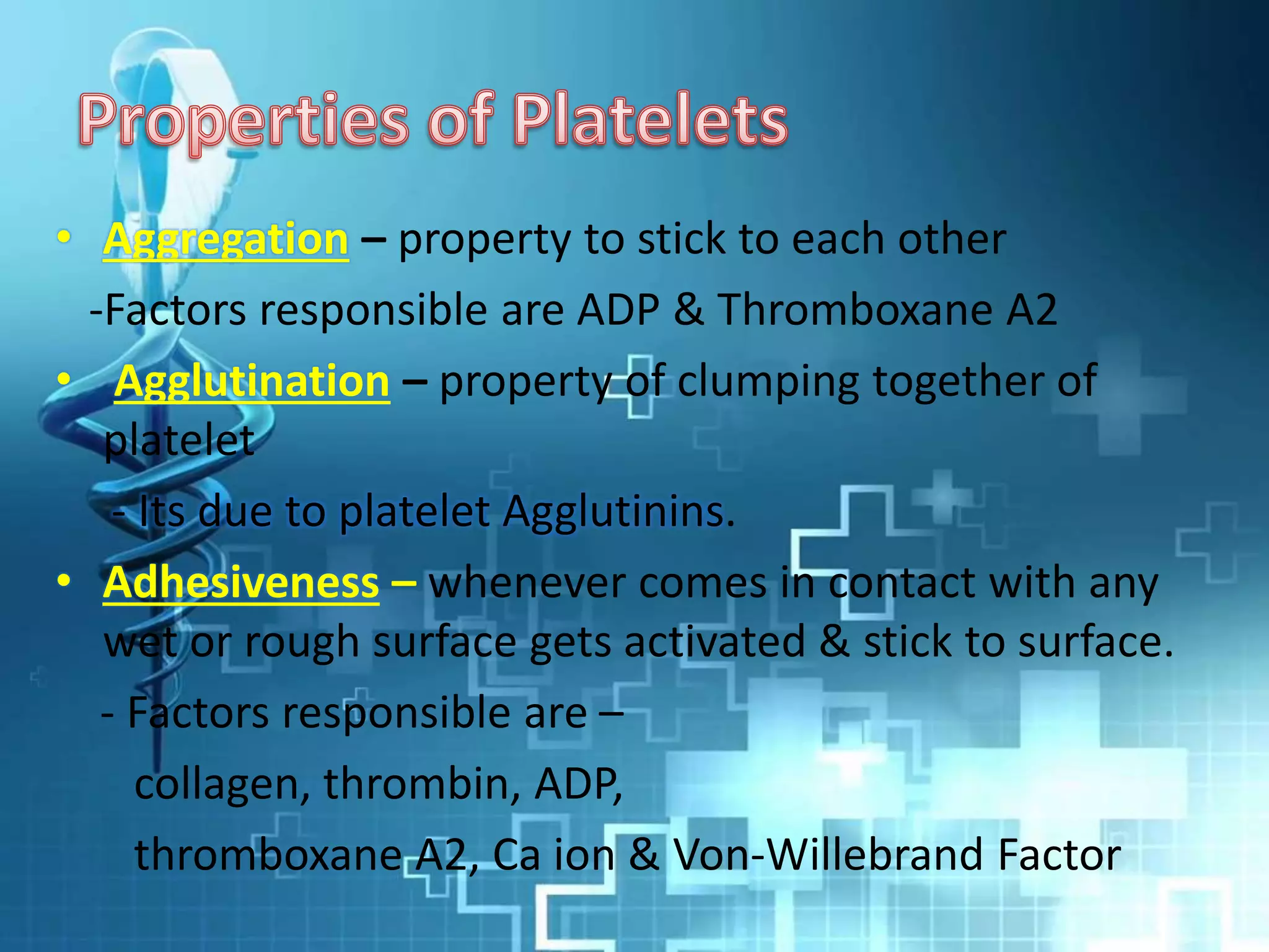 Platelets, Blood Coagulation And Blood Grouping. | PPTX
