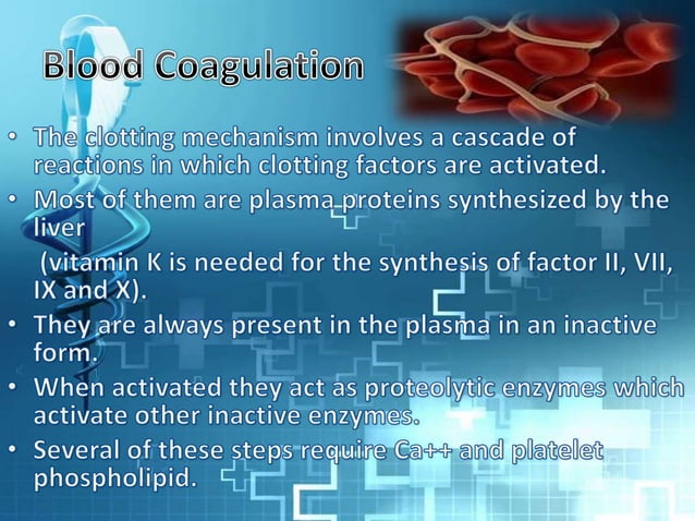 Platelets, Blood Coagulation And Blood Grouping. | PPTX