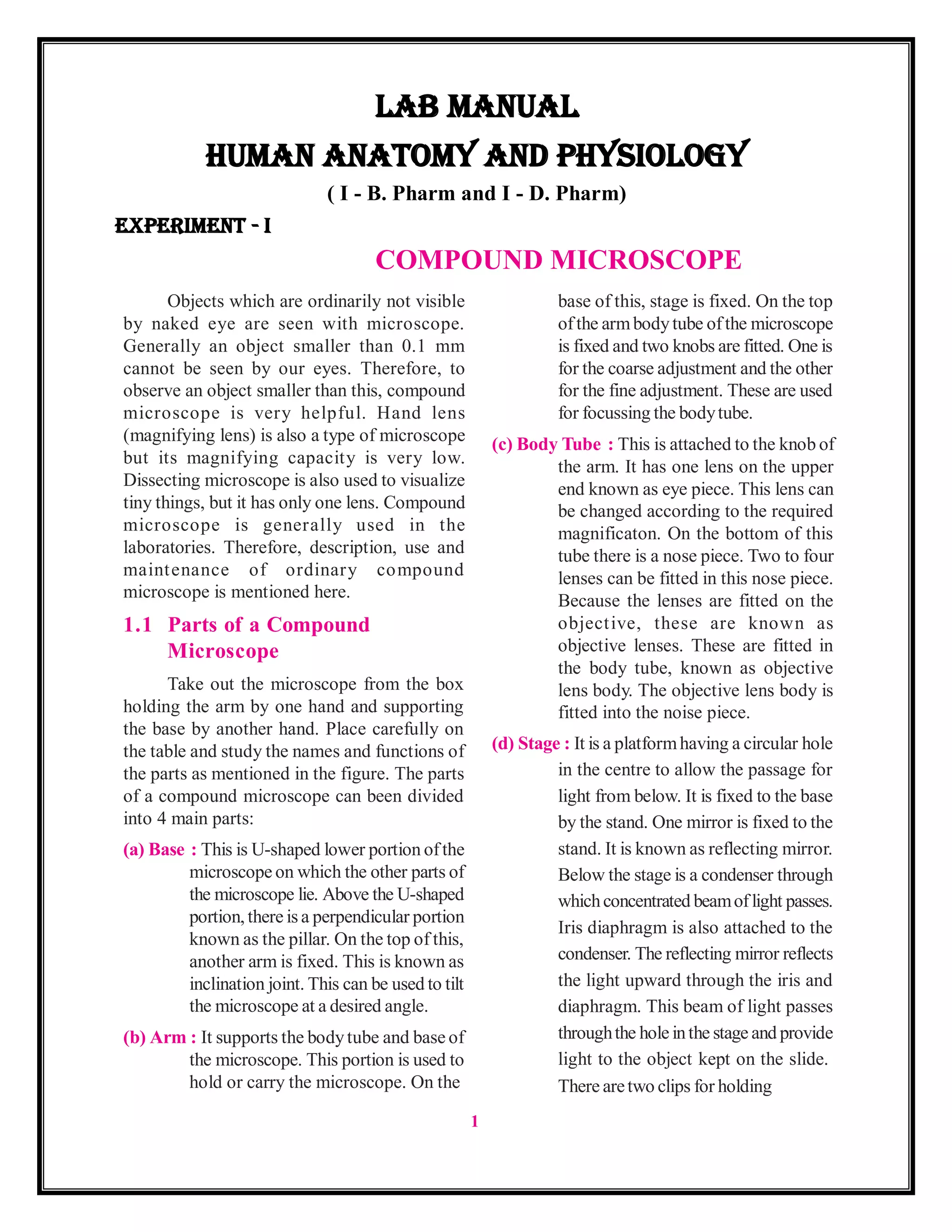 Human anatomy lab maual | PDF