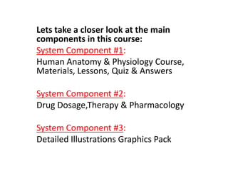 Human Anatomy & Physiology Study Course | PPTX