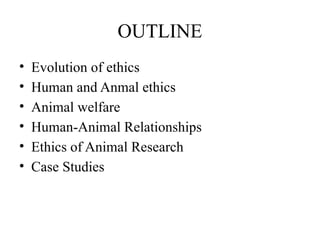 HUMAN AND ANIMAL ETHICAL ISSUES IN RESEARCH | PPTX