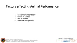 Human and Draft animal Power | PDF