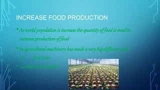 Human and environment | PPTX | Agriculture | Industries