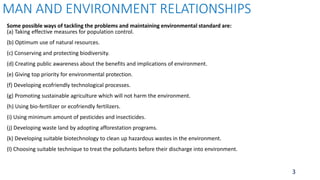 Presentation on Relationship between Human and Environment | PPTX ...