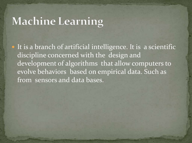 Human and Machine Learning | PPTX