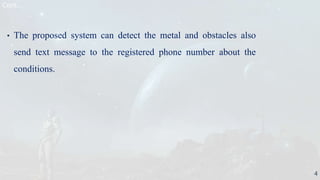 Human and metal detection Robot Using Arduino UNO | PPTX