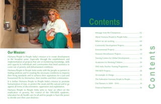 Humana people to people india Report | PDF