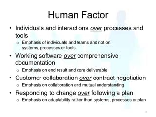 Human aspect in scrum | PPT