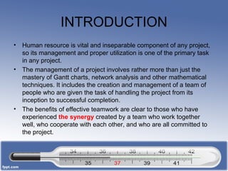 Human aspect of project | PPT