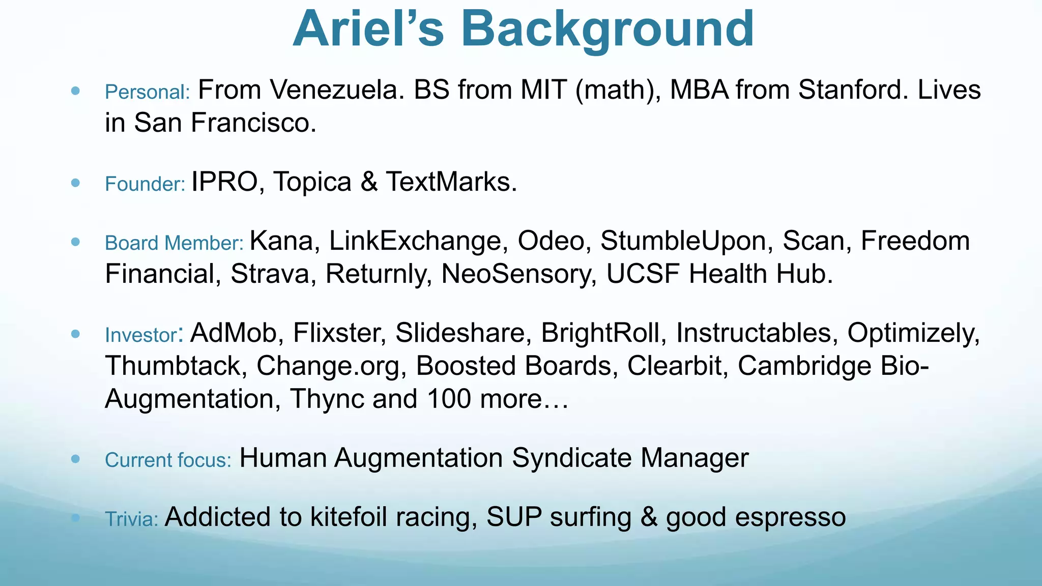 Human augmentation & Silicon Valley | PPTX