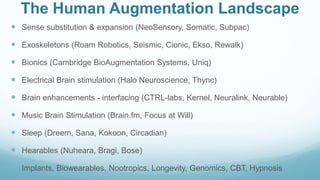 Human augmentation & Silicon Valley | PPTX