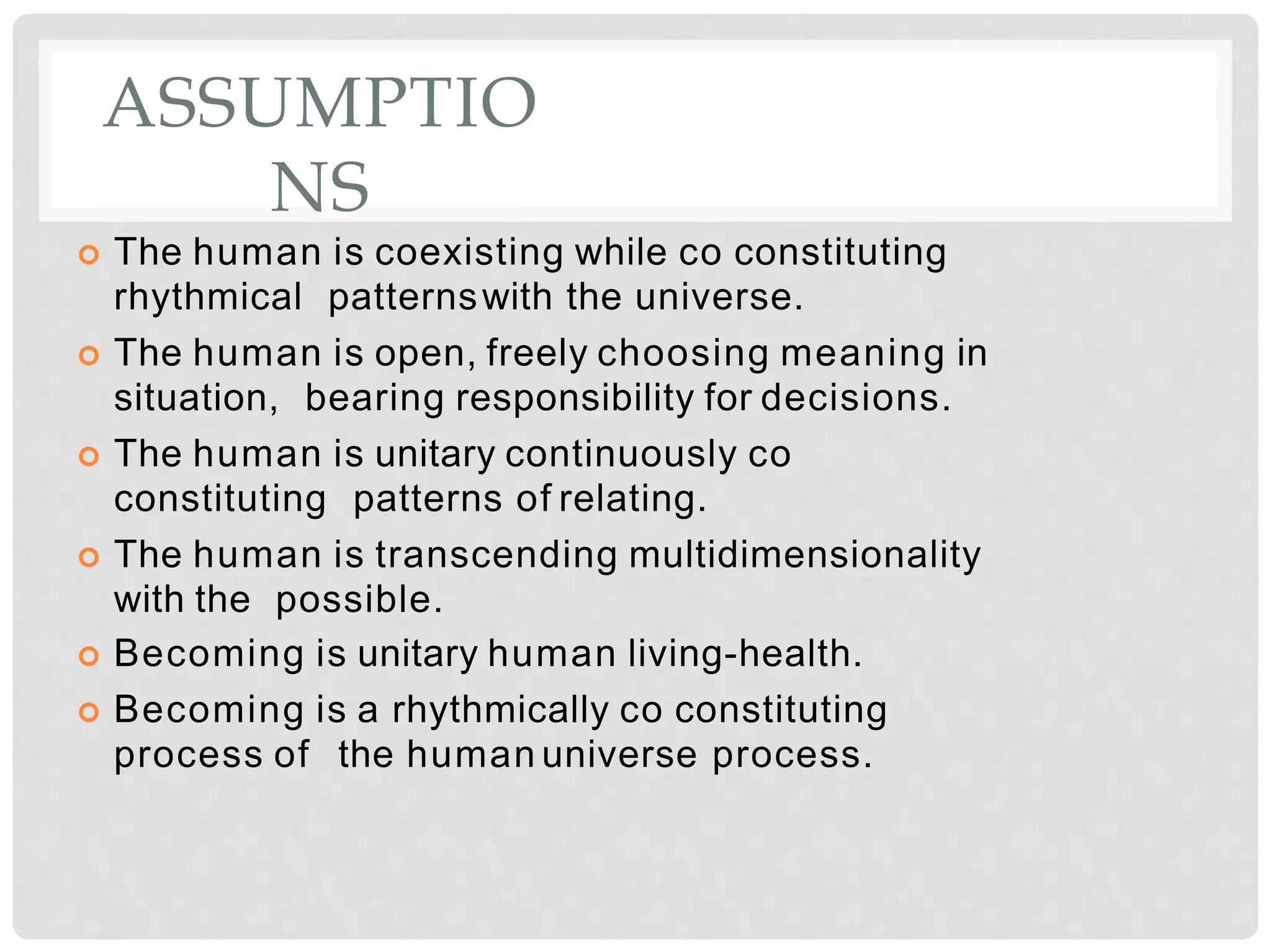 Human becomming theory | PPTX