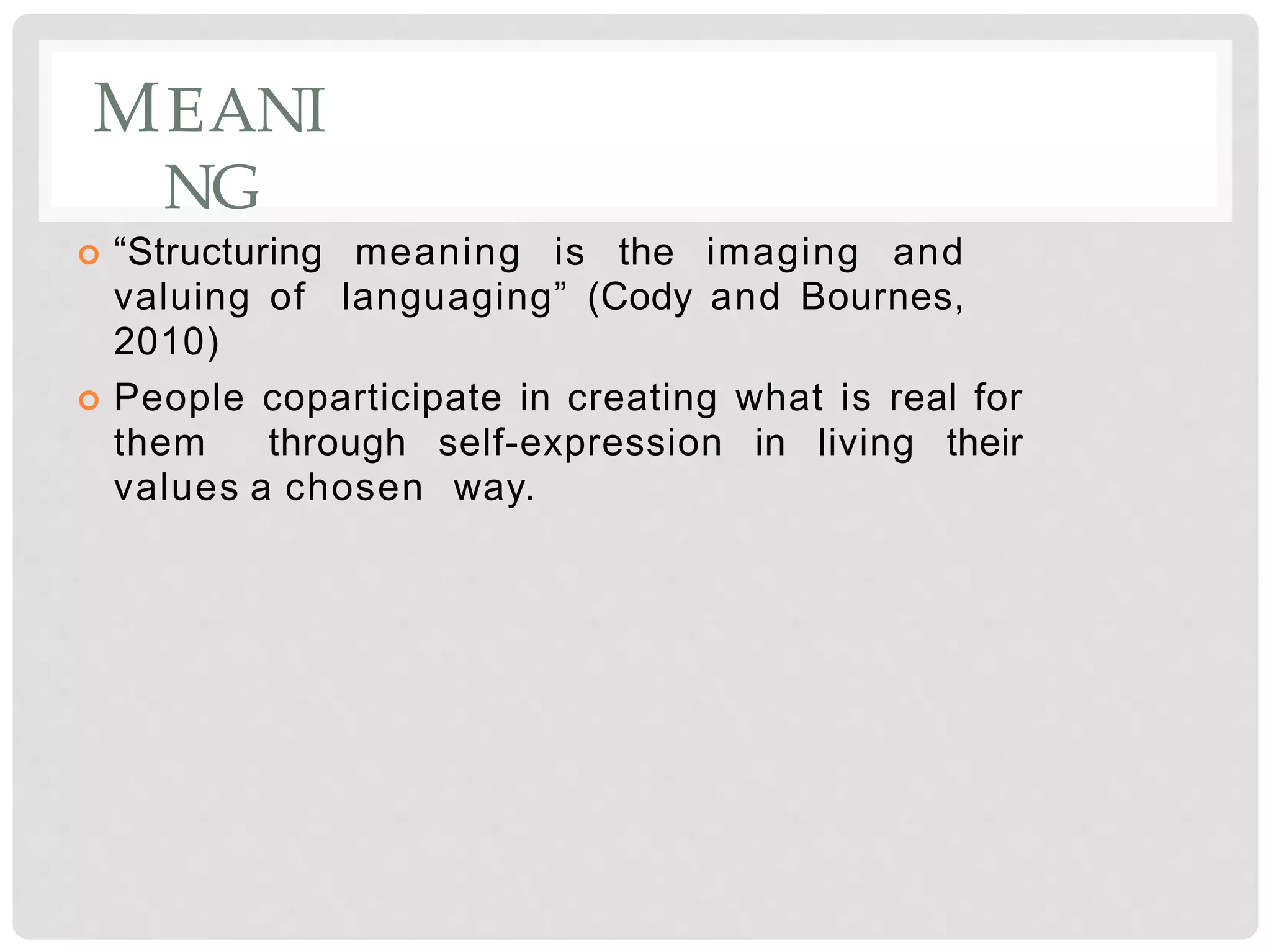 Human becomming theory | PPTX
