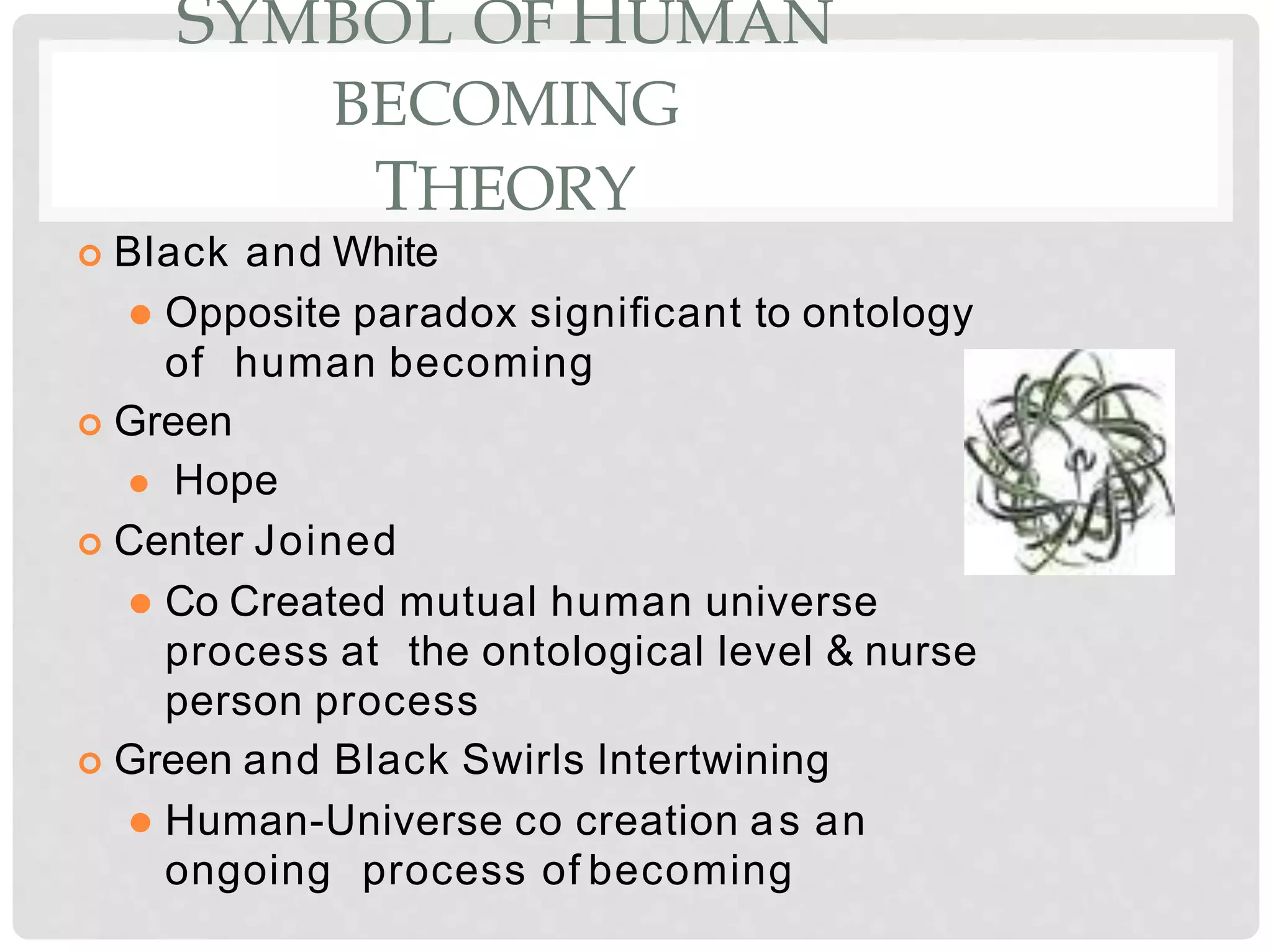 Human becomming theory | PPTX