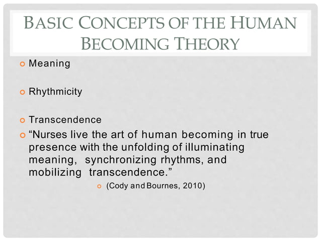 Human becomming theory | PPTX