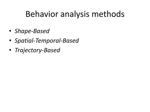 Human behaviour analysis based on New motion descriptor | PPT Human behaviour analysis based on New motion descriptor | PPT
