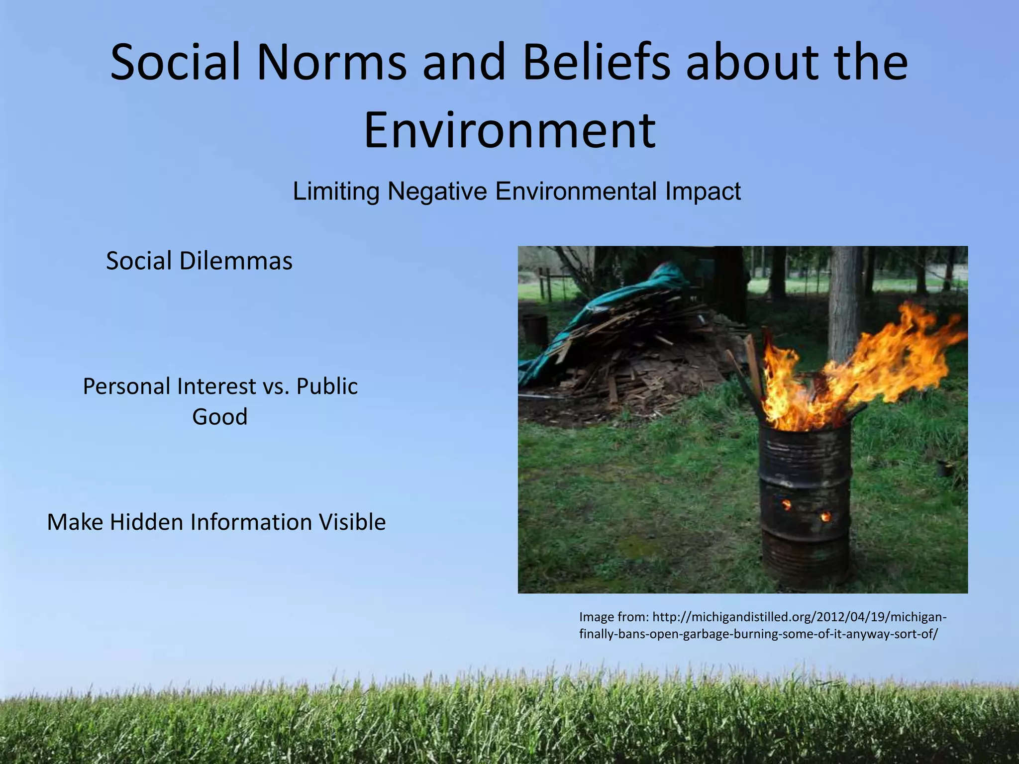 Human Behavior effect on the Environment | PPTX