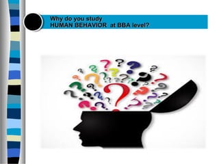 Human behavior ppt by maqsood | PPT