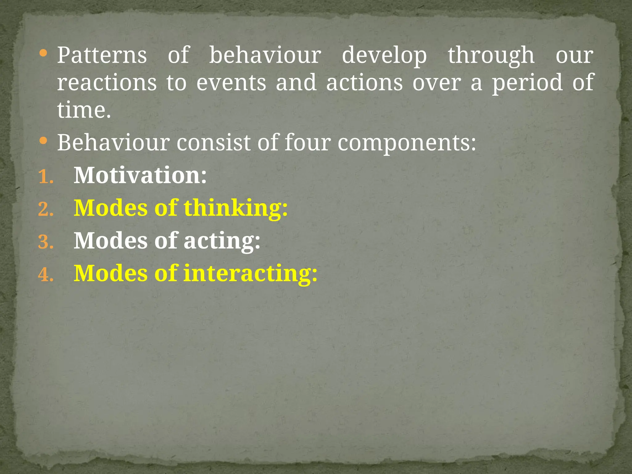 Human behavior, characteristics and domins of human behaviour | PPTX