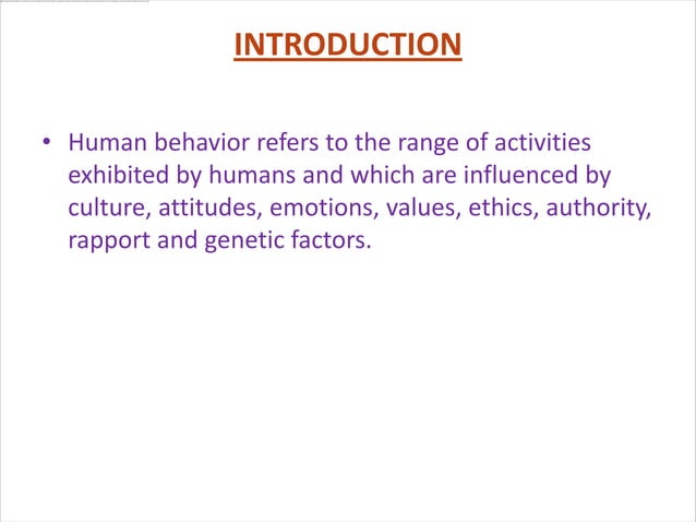 Human behaviour.and personality development.ppt | Parenting Babies and ...
